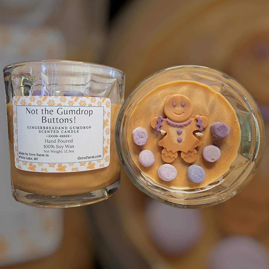 Not the Gumdrop Buttons! Candle – Orro Farm and Candle